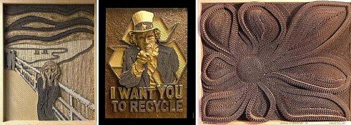 Quelques applications insolites du carton : Atelier Thorey